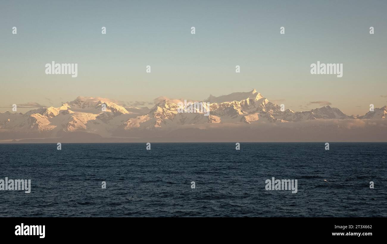 mountainscape with horizon in daylight. beautiful natural mountainscape ...