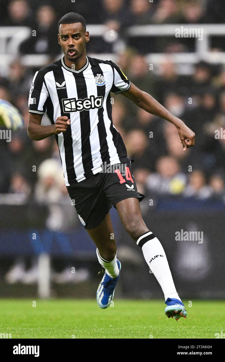 Alexander Isak of Newcastle United during the UEFA Champions League ...