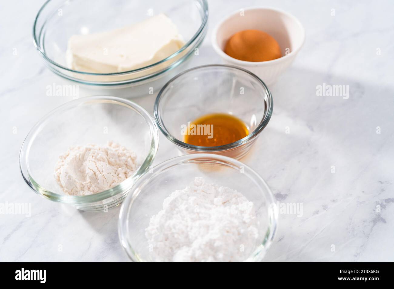 Cream Cheese Filling Stock Photo - Alamy