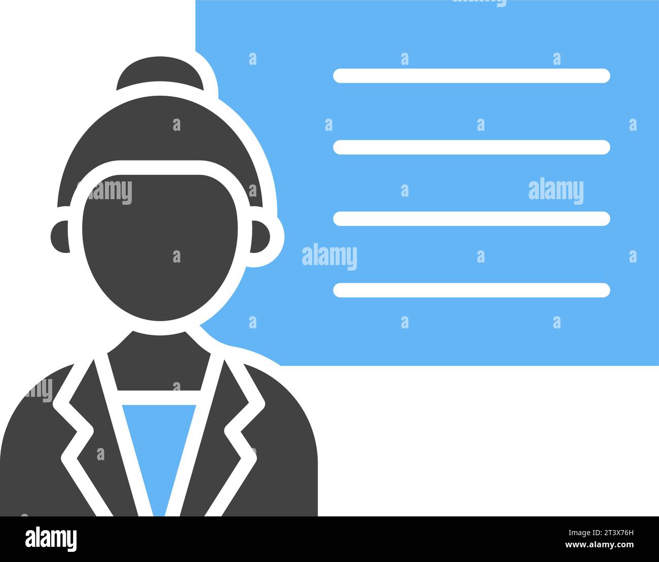 Teaching icon vector image Stock Vector Image & Art - Alamy