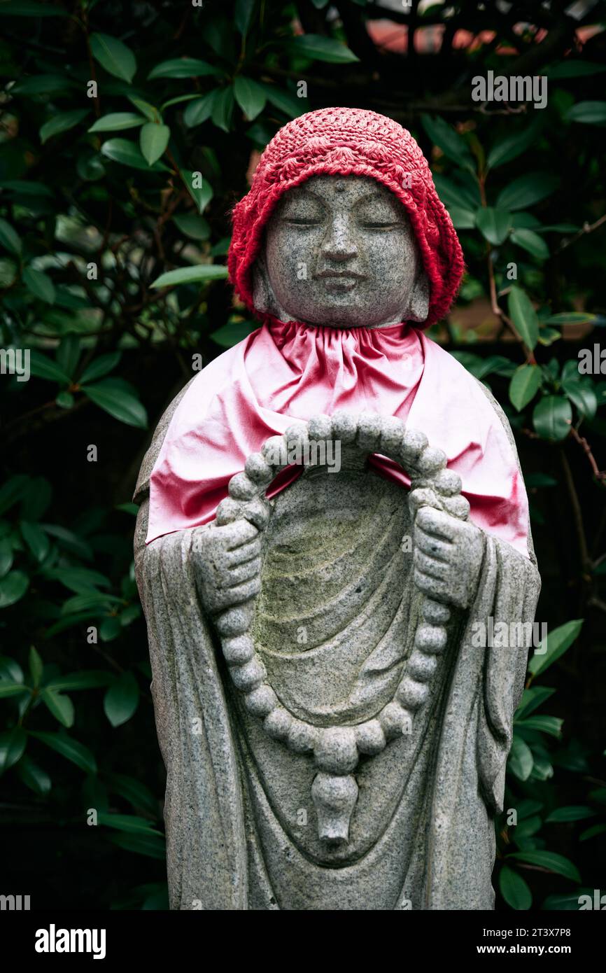 A Jizo Statue at a Local Shrine in Nagoya, Japan Stock Photo - Alamy