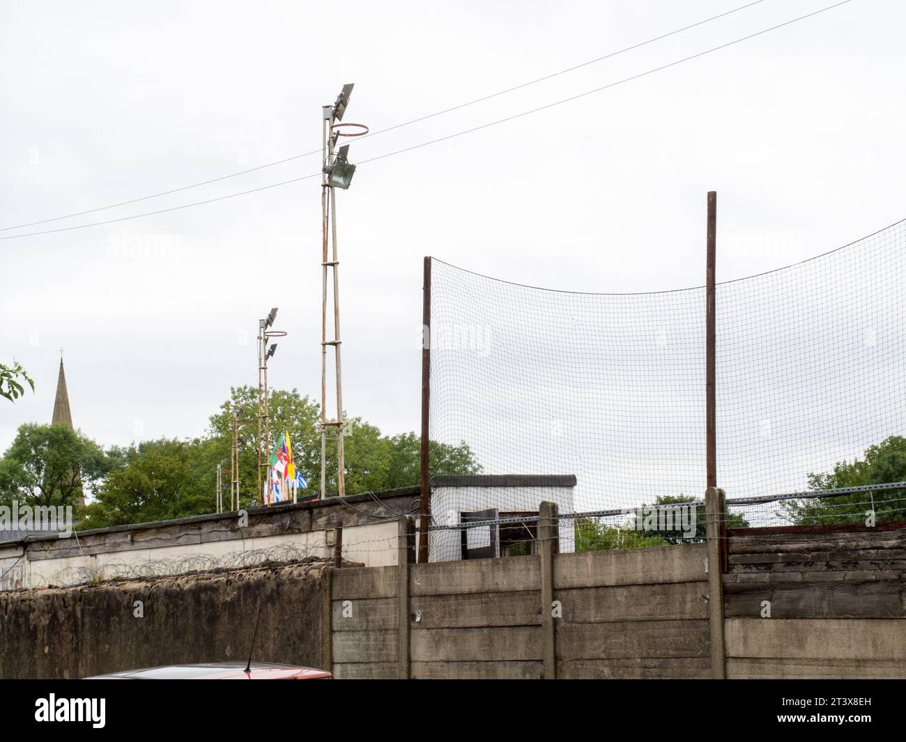 Ashton United football ground Stock Photo - Alamy