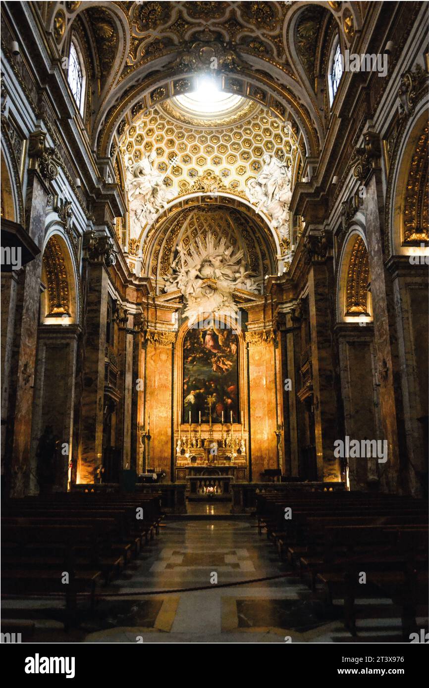 Architecture History Rome Italy Church Stock Photo - Alamy