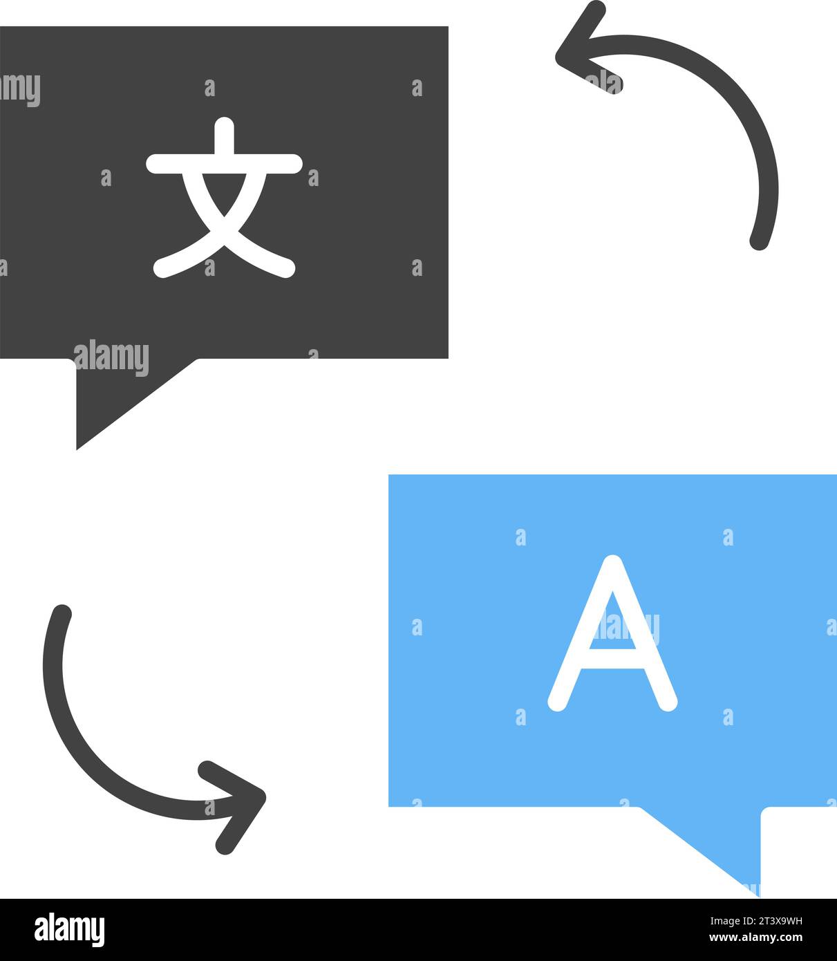 Translate icon vector image Stock Vector Image & Art - Alamy