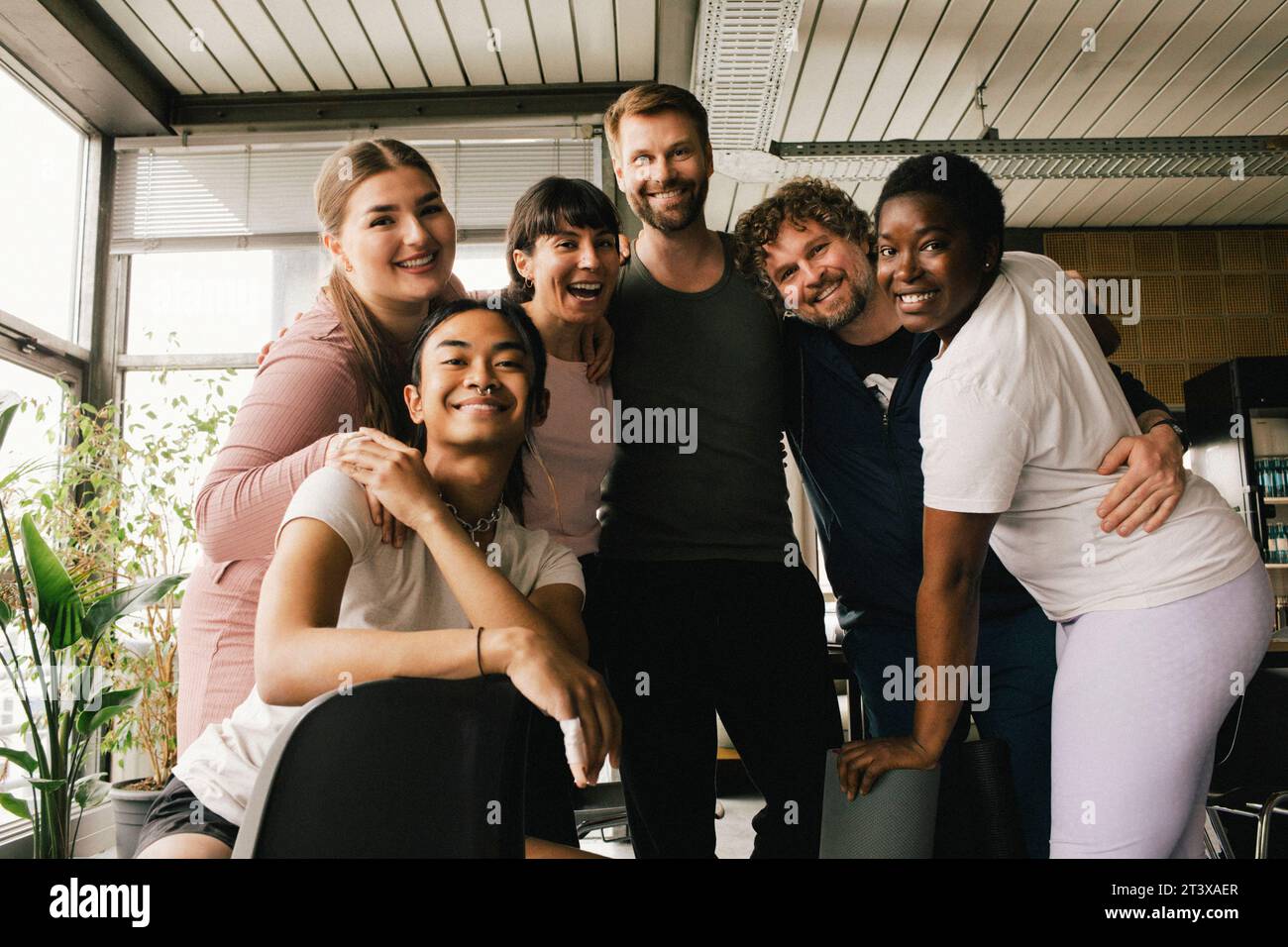 Happy multiracial mature men hi-res stock photography and images - Alamy