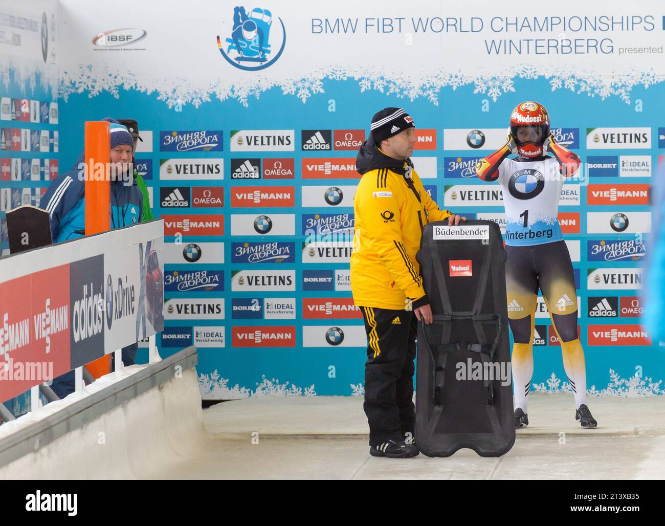 Tine Hermann Skeleton Aktion BMW FIBT World championships Bob und ...