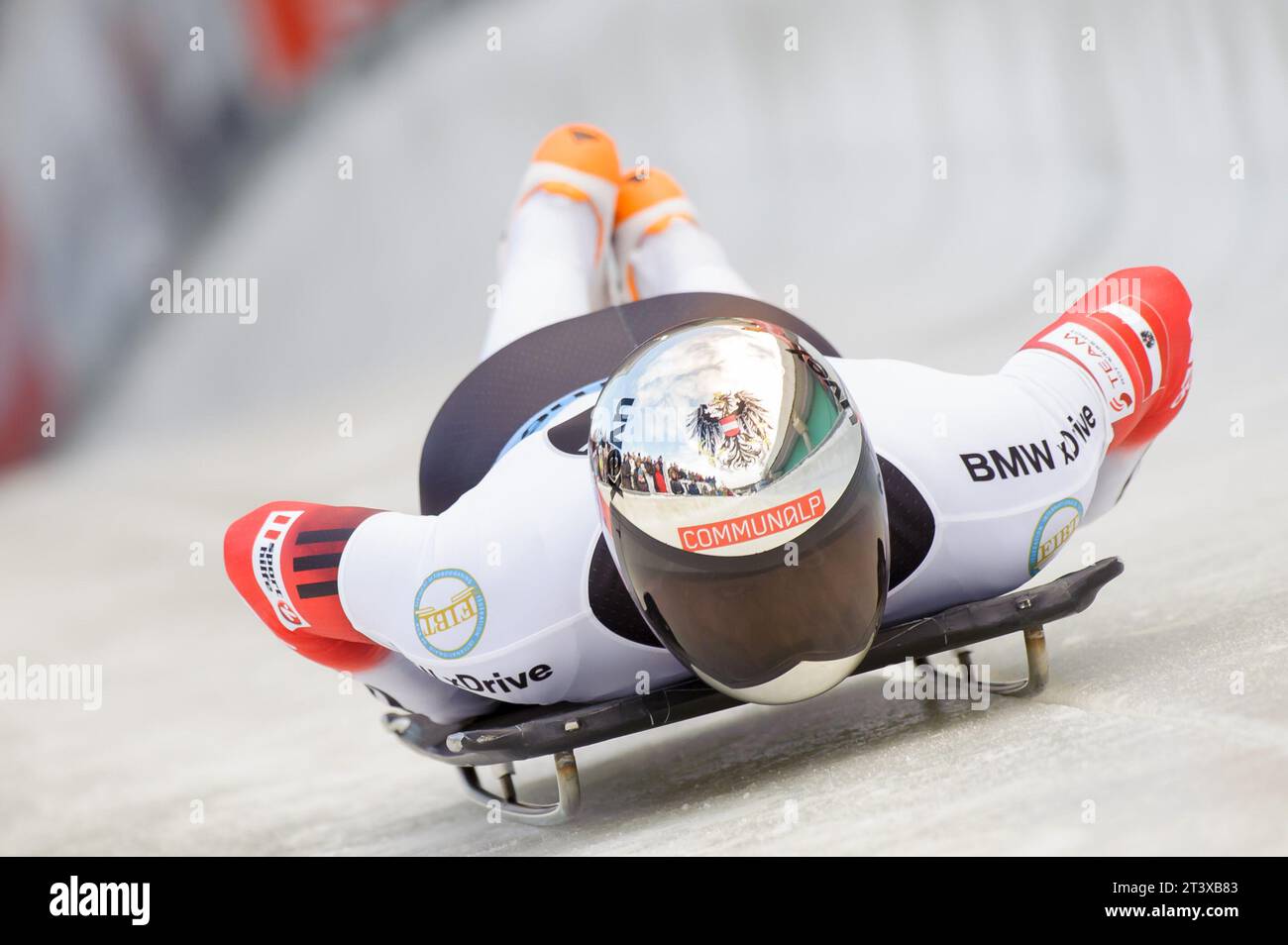 Matthias Guggenberger AUT Skeleton Aktion BMW FIBT World championships ...