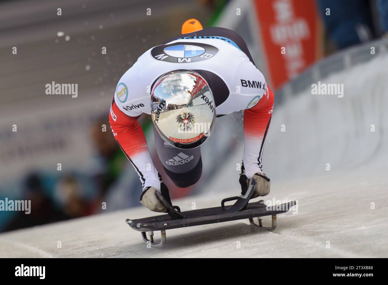 Matthias Guggenberger AUT Skeleton Aktion BMW FIBT World championships ...