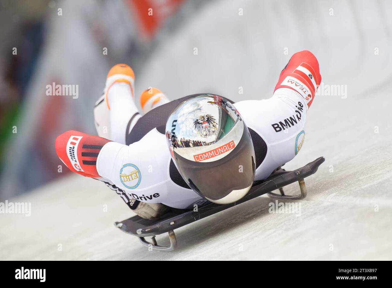 Matthias Guggenberger AUT Skeleton Aktion BMW FIBT World championships ...