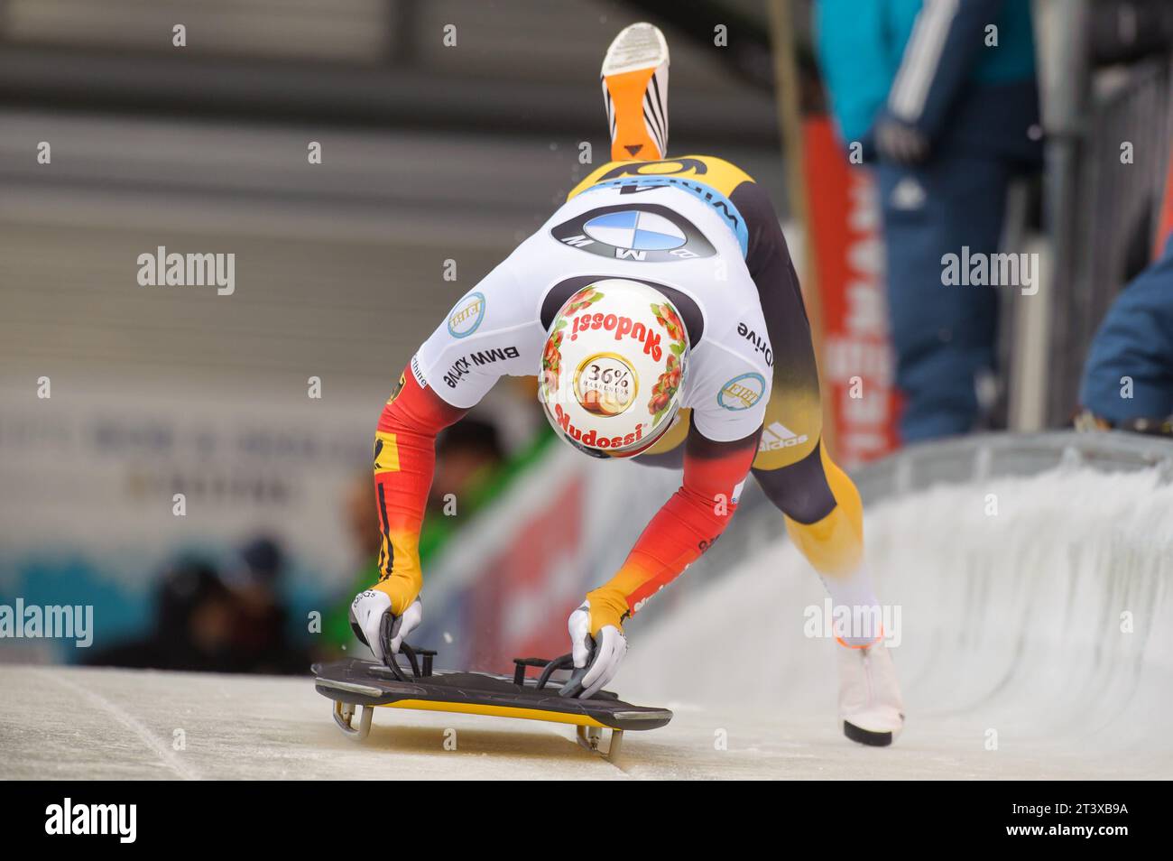 Christopher Grotheer Skeleton Aktion BMW FIBT World championships Bob ...