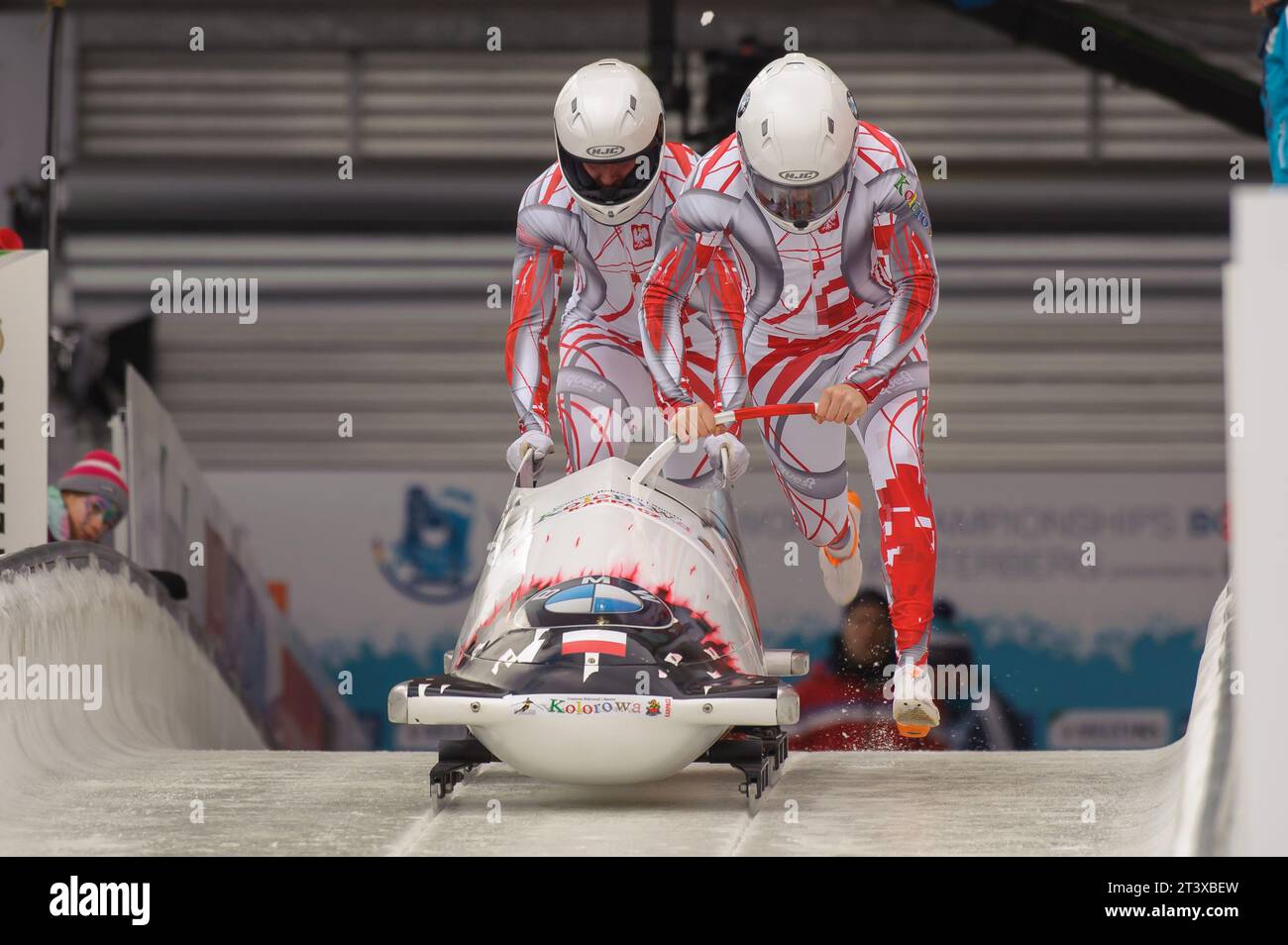BMW FIBT World championships Bob und Skeleton 2015 in Winterberg ...