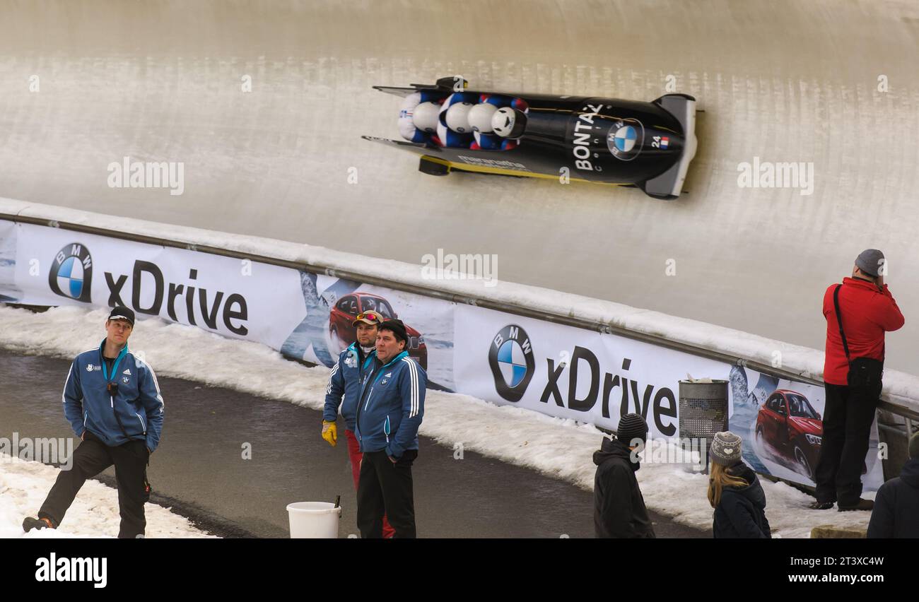 BMW BMW FIBT World championships Bob und Skeleton 2015 in Winterberg ...