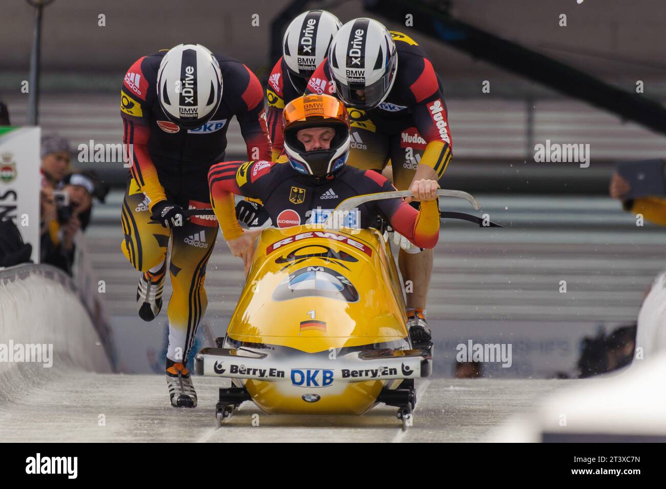 BMW FIBT World championships Bob und Skeleton 2015 in Winterberg ...