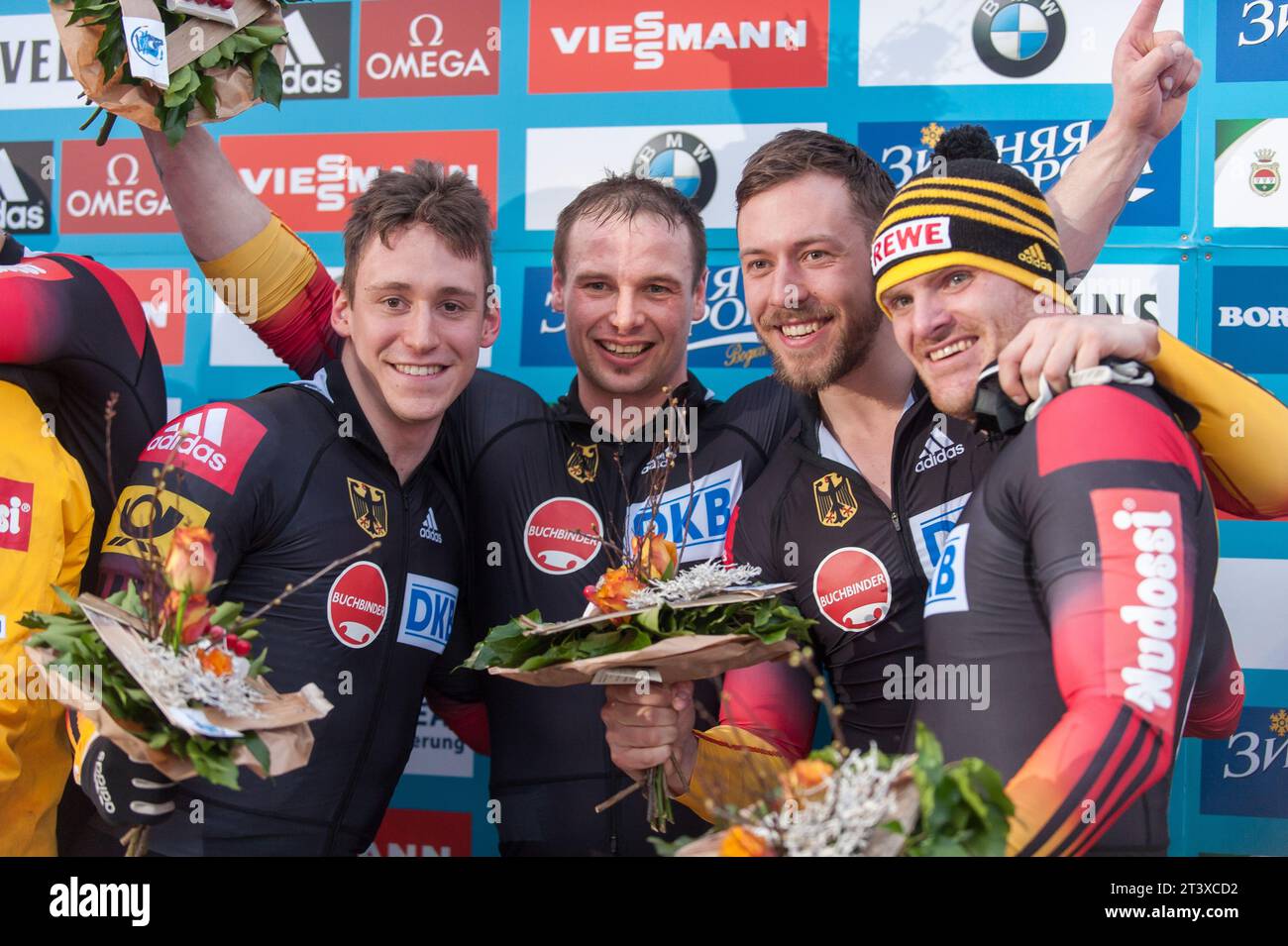 ARNDT Maximilian, (rechts) ROEDIGER Alexander, KORONA Kevin, HEBER Ben ...
