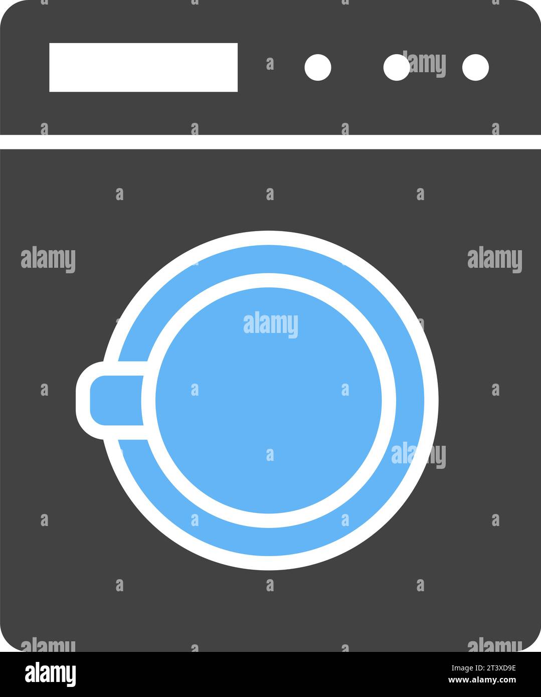 Washing Machine icon vector image Stock Vector Image & Art - Alamy