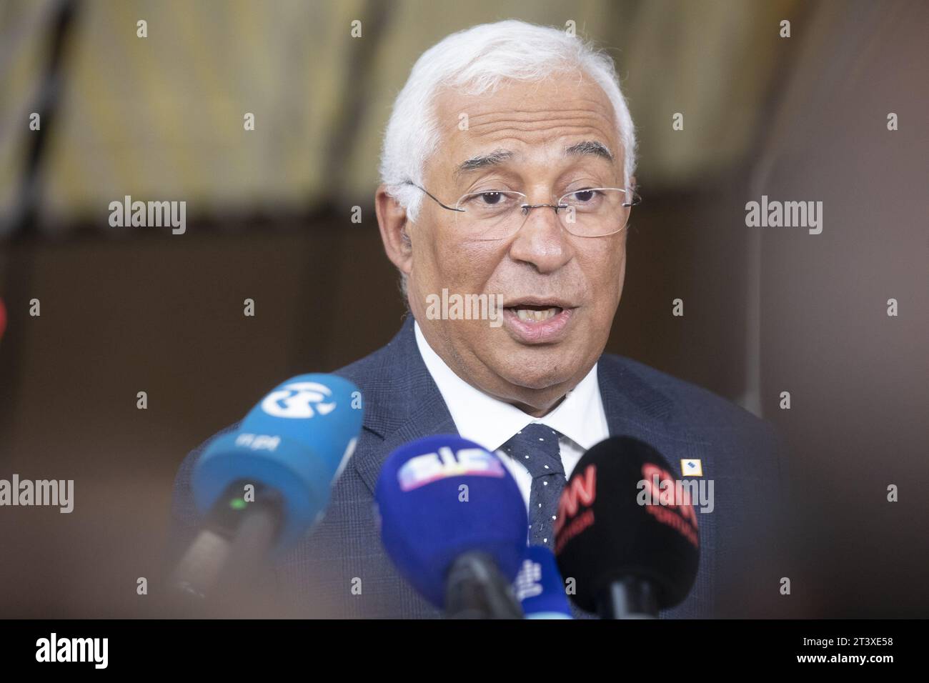 Brussels, Belgium. 26th Oct, 2023. Portugal Prime Minister Antonio ...