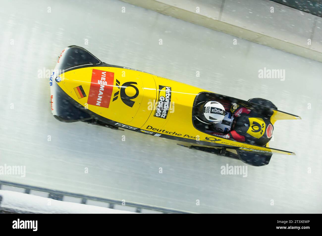 Albrecht Klammer und Eric Franke Aktion 2er Bob Bob Welt Cup in ...