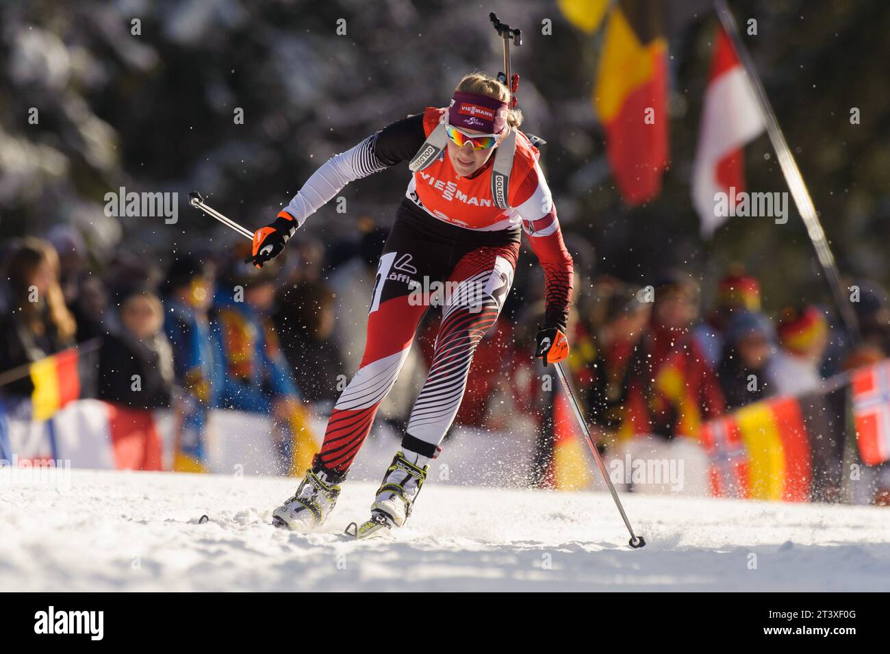 HAUSER Lisa Theresa AUT Aktion Biathlon Welt Cup 12,5 KM Massenstart ...