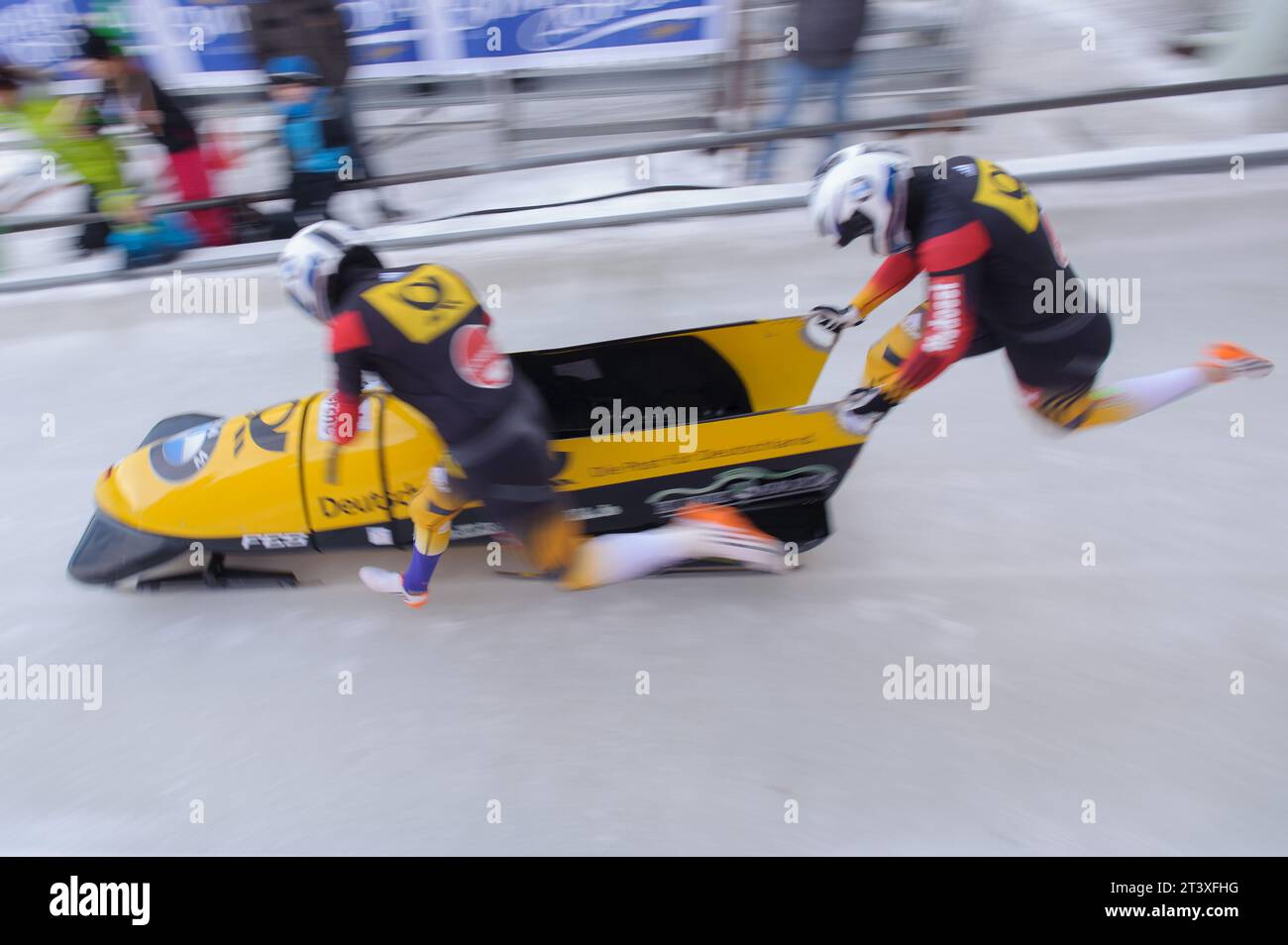 Cathleen Martini und Stephanie Schneider 2er Bob BMW FIBT World ...