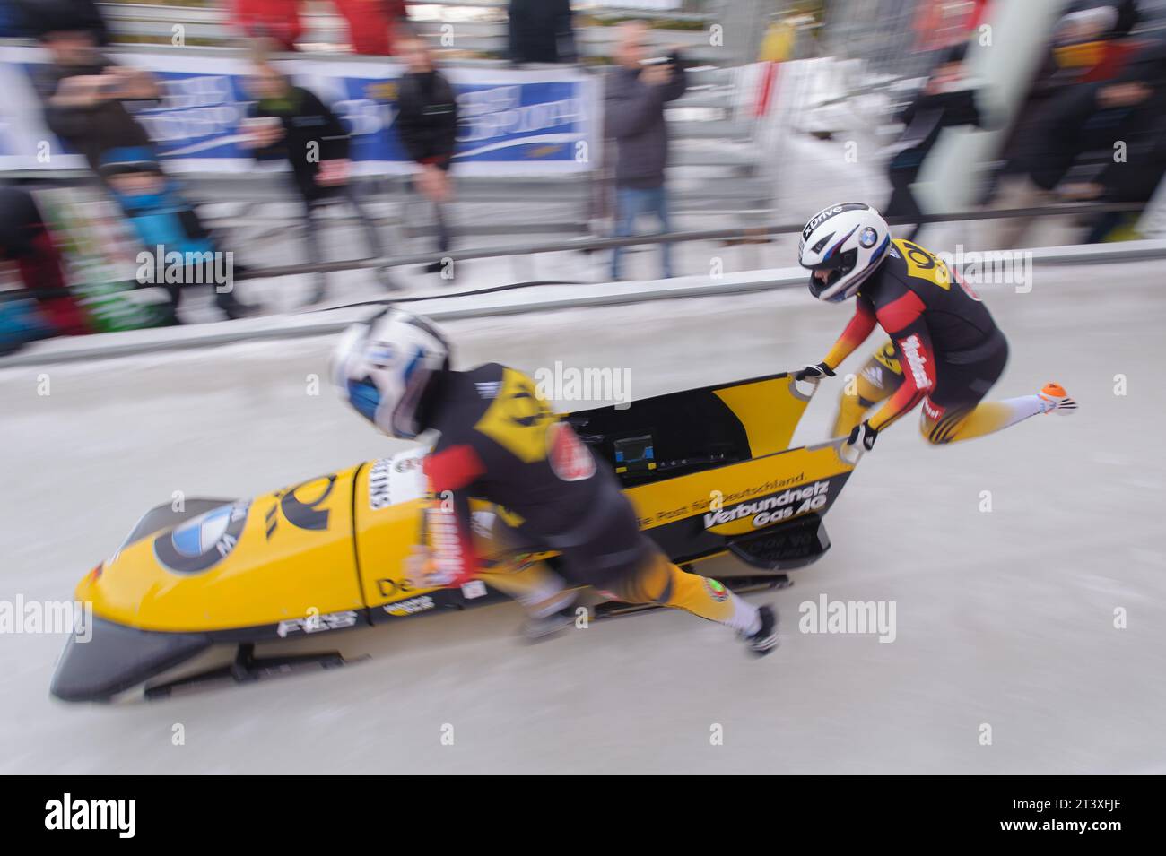 Anja Schneiderheinze und Annika Drazek 2er Bob BMW FIBT World ...