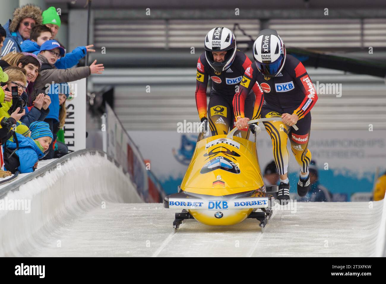 Anja Schneiderheinze und Annika Drazek 2er Bob BMW FIBT World ...