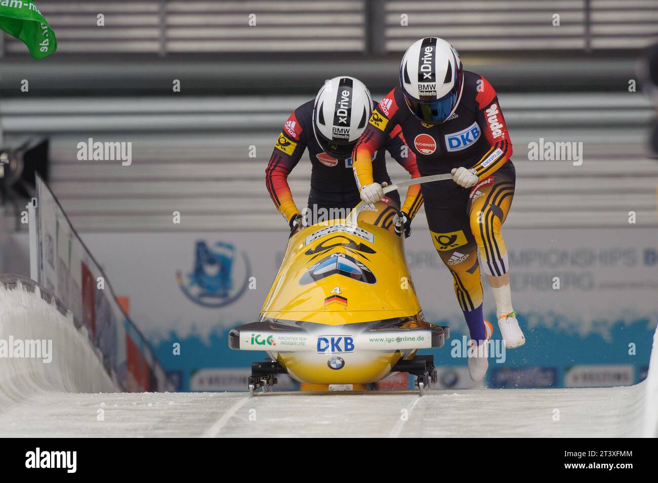 Cathleen Martini und Stephanie Schneider 2er Bob BMW FIBT World ...