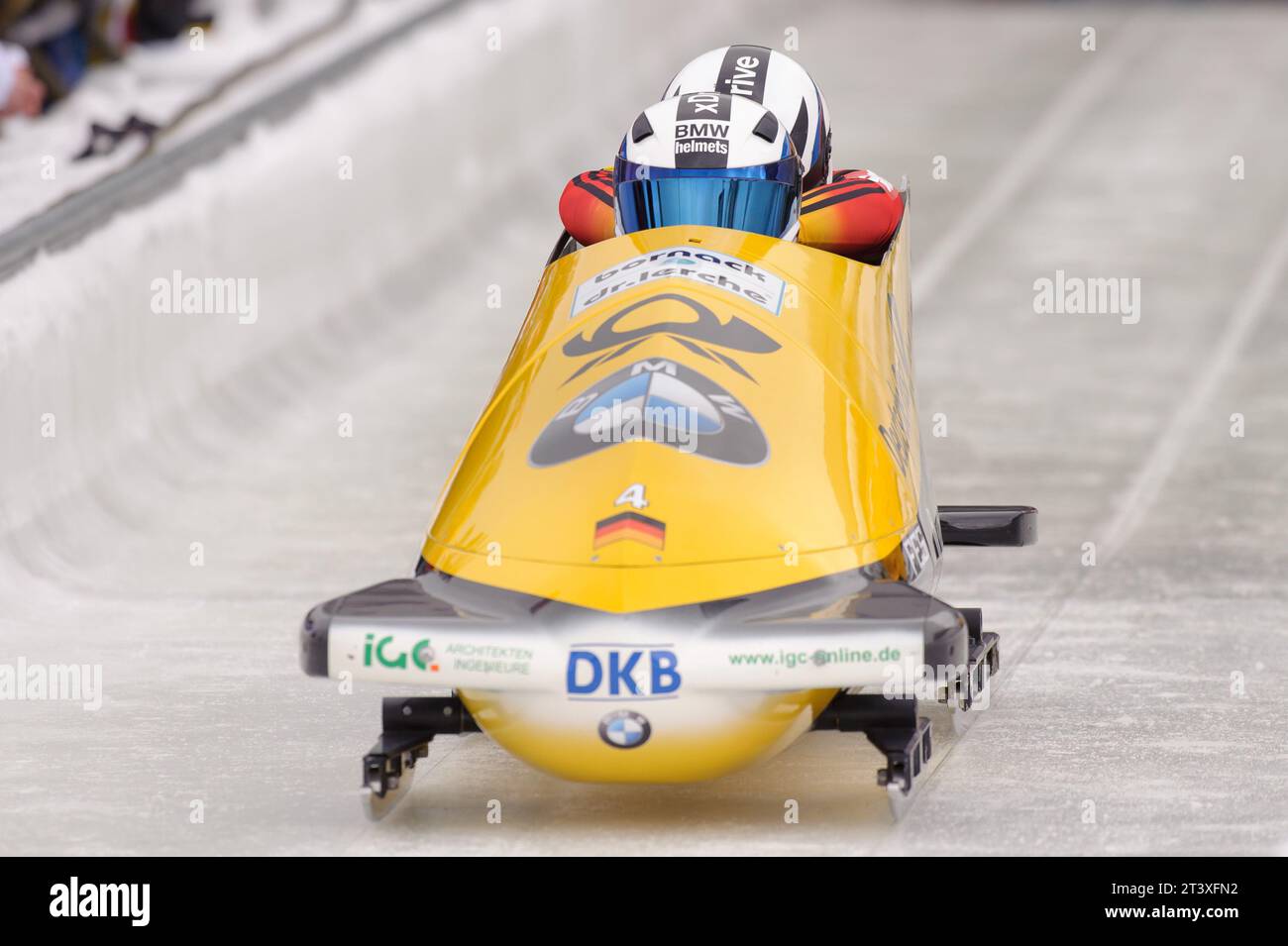 Cathleen Martini und Stephanie Schneider 2er Bob BMW FIBT World ...