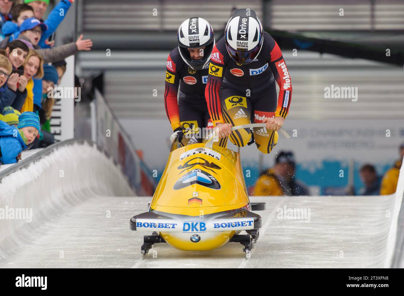 Anja Schneiderheinze und Annika Drazek 2er Bob BMW FIBT World ...