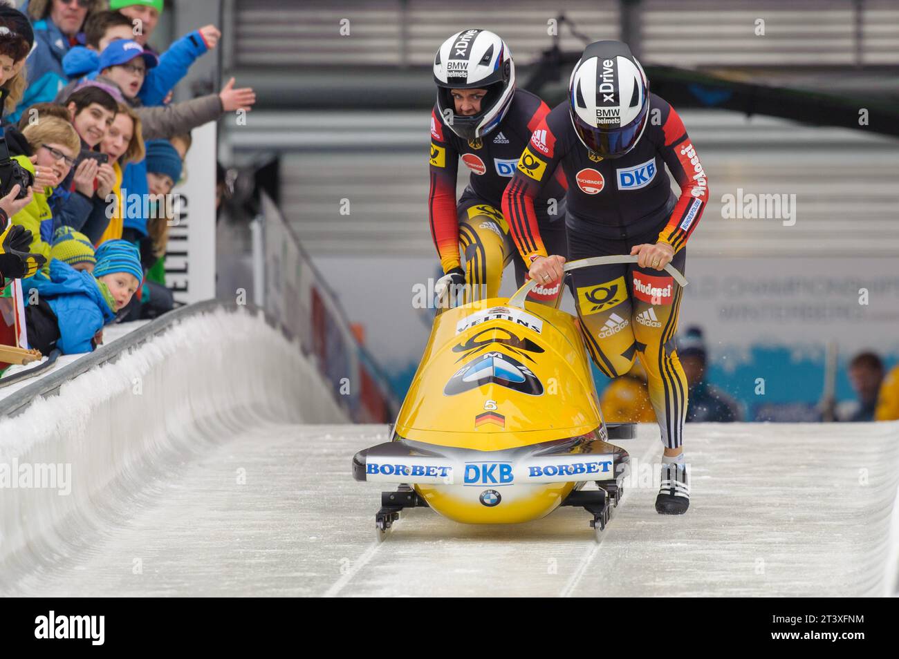Anja Schneiderheinze und Annika Drazek 2er Bob BMW FIBT World ...
