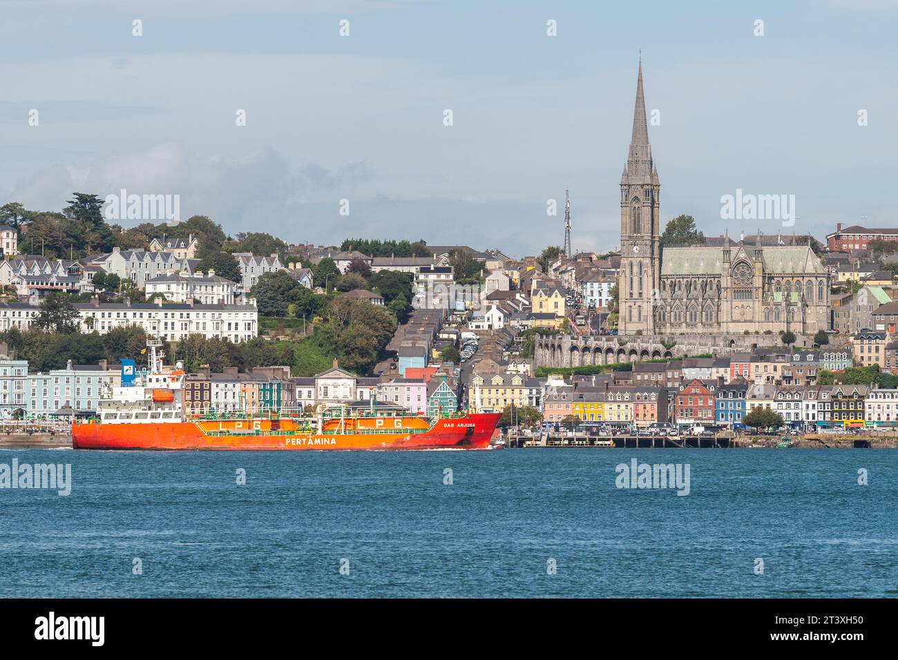 LPG Tanker 'Gas Arjuna' sails through Cobh, Co. Cork, Ireland Stock ...