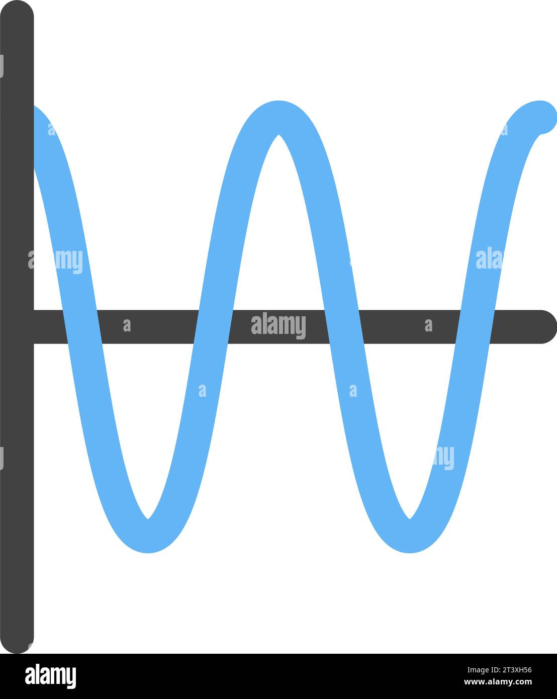 Waves icon vector image Stock Vector Image & Art - Alamy