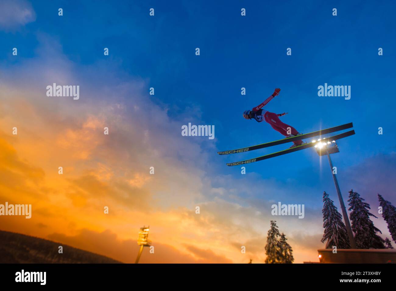 Fis ski jumping world cup presented by viessmann hi-res stock ...