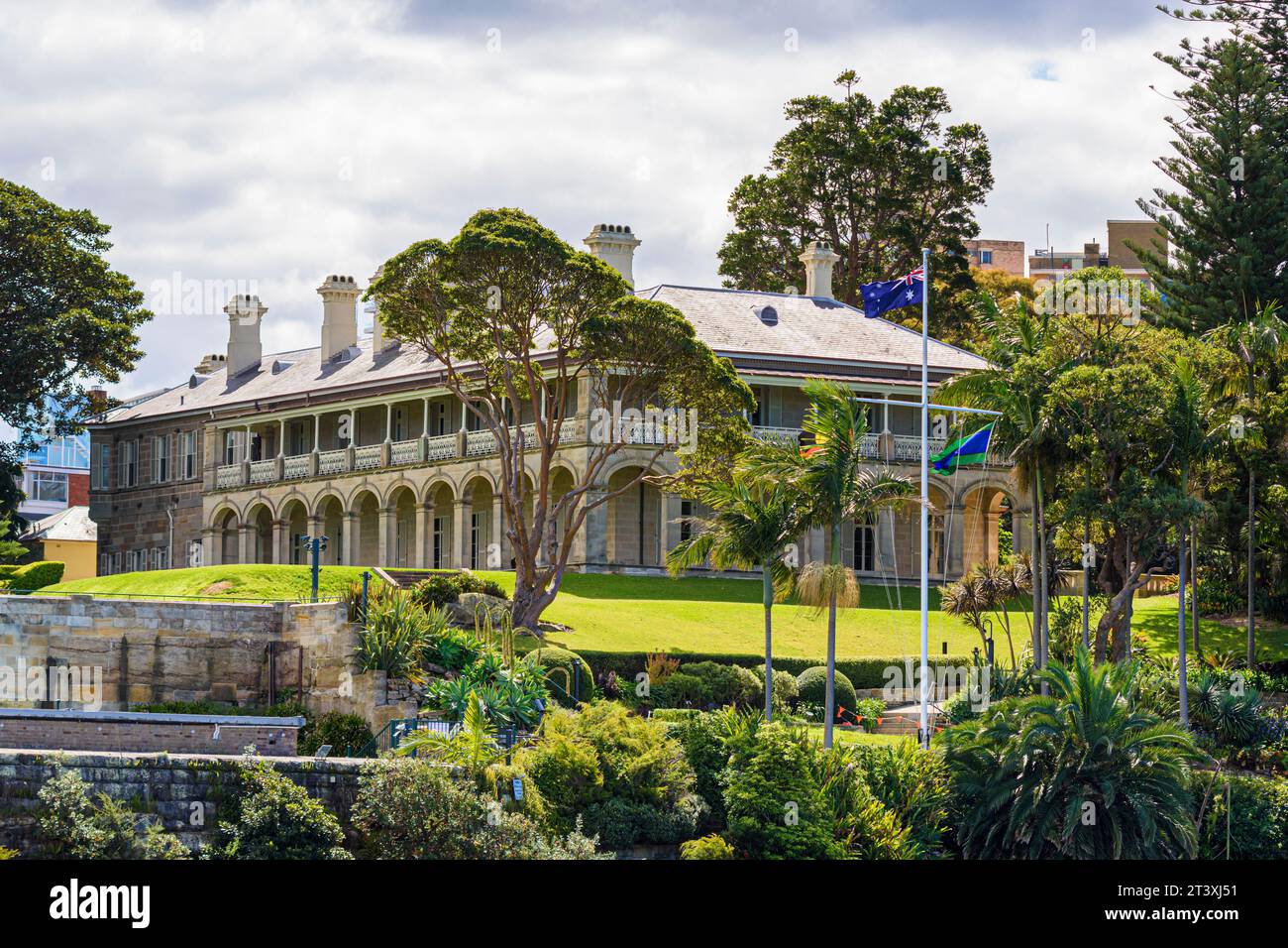 The Governor-General's residence in Sydney, Admiralty House on the ...