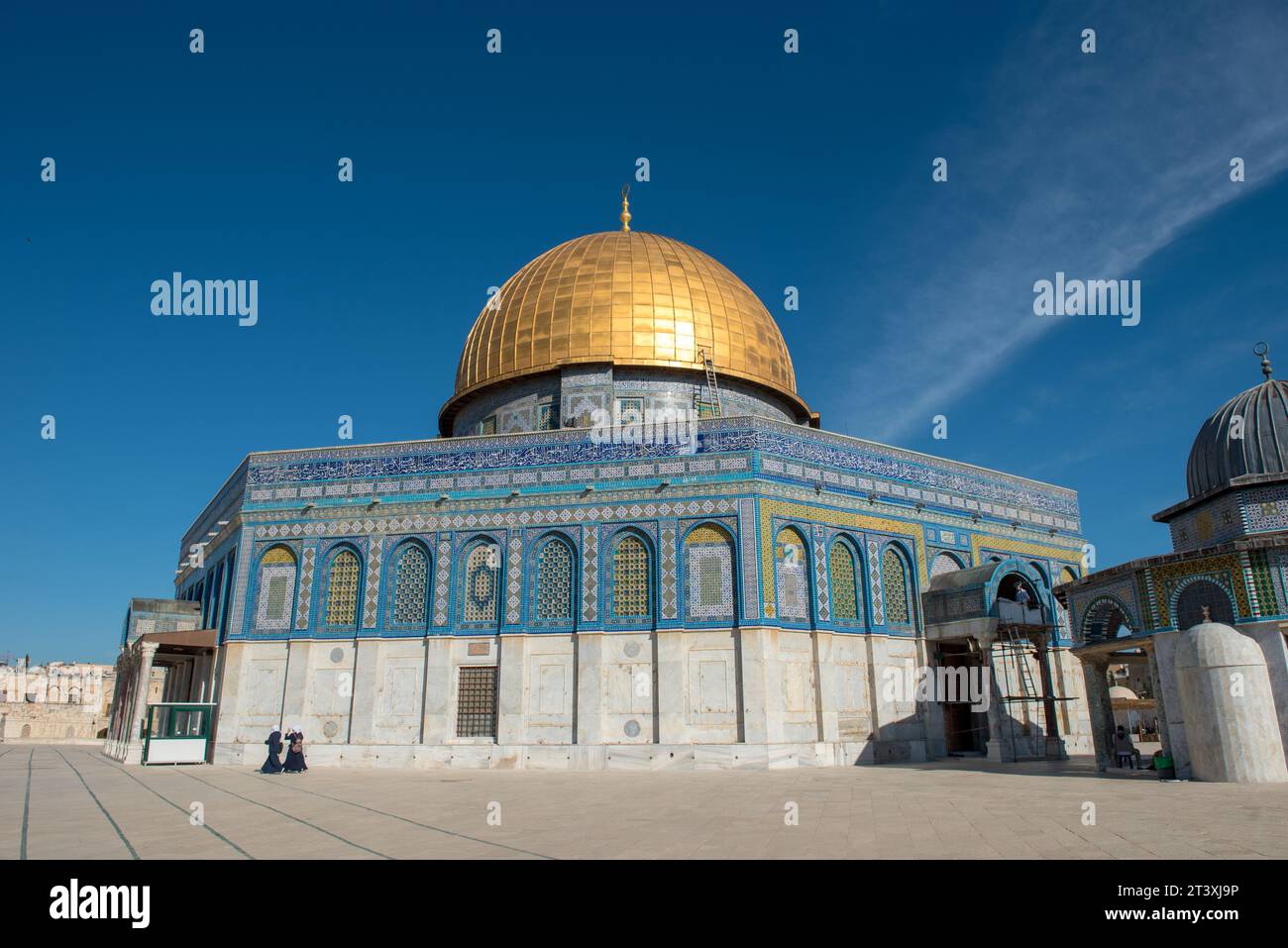 JERUSALEM, ISRAEL - MAY 18, 2021: Palestinian Muslim women in hijab ...