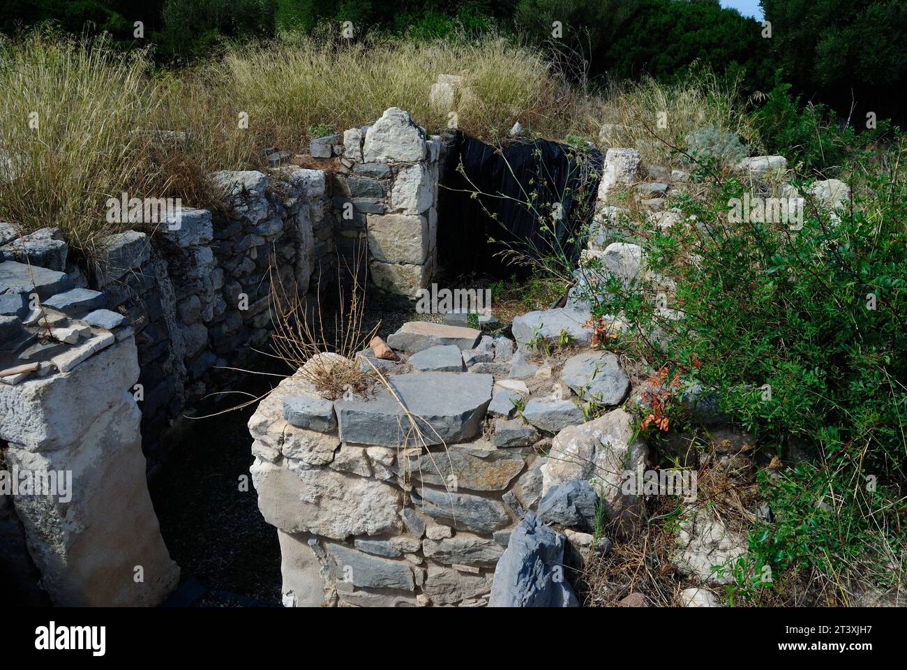 The ruins of Punic city of Cornus Stock Photo - Alamy
