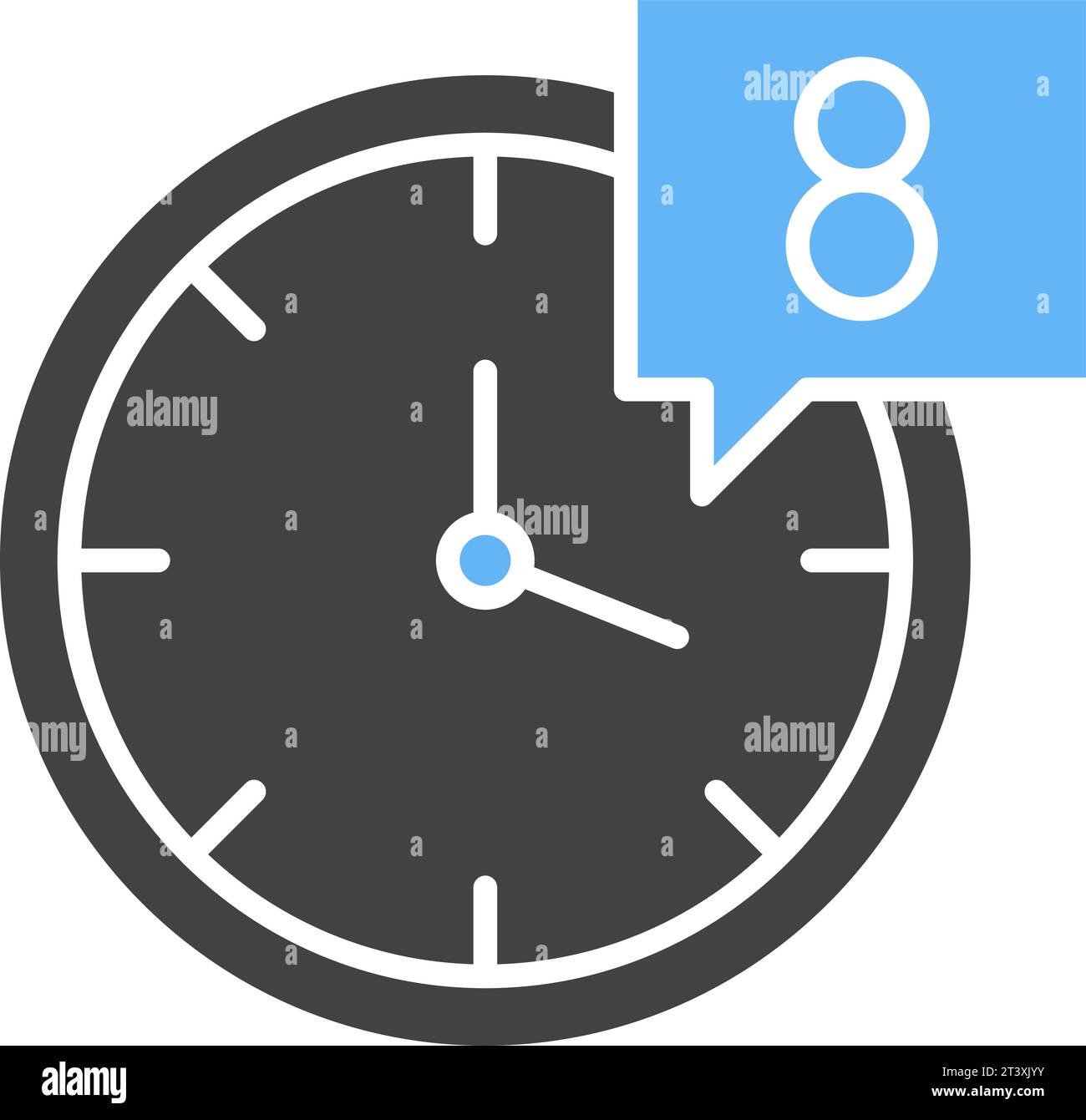 Working Hours icon vector image Stock Vector Image & Art - Alamy