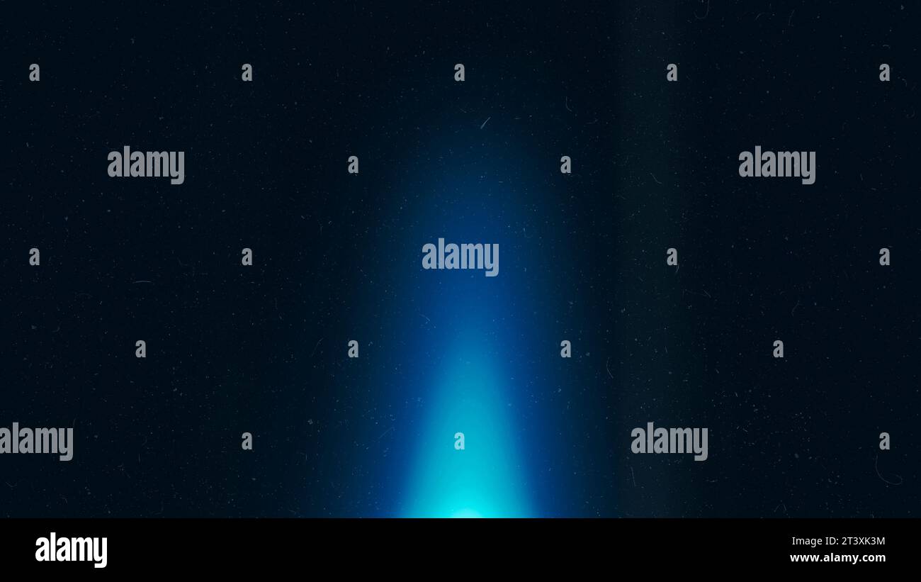 Blue flame gradient grainy background. Illuminated fire in cold tones ...