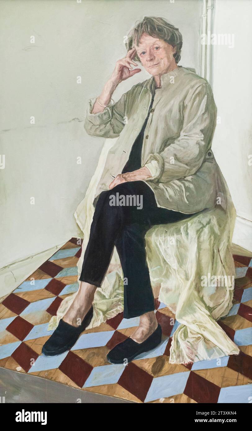 Dame Margaret Natalie Smith by James Lloyd Stock Photo - Alamy