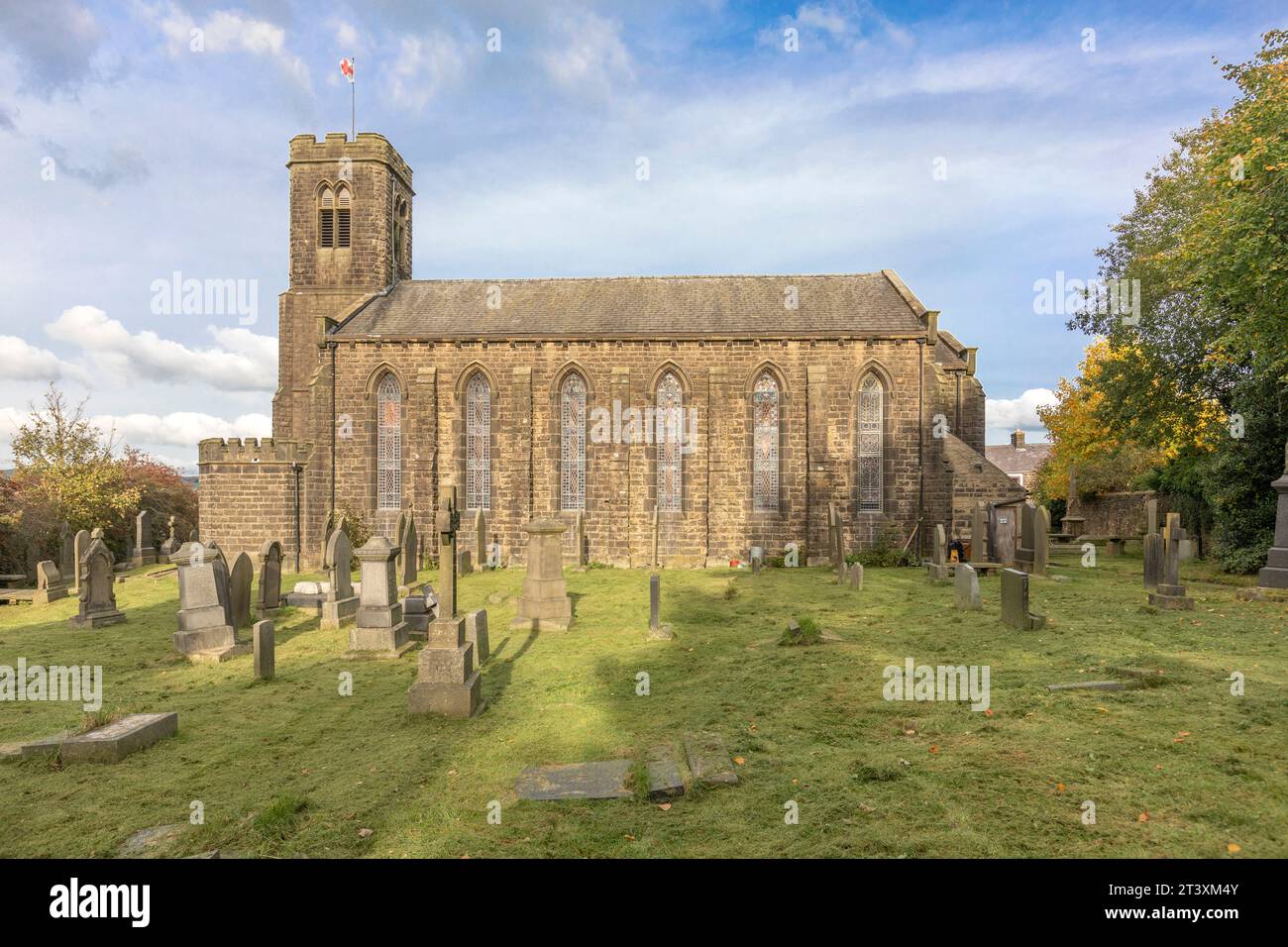 The Church of Saint Mary the Virgin Trawden Stock Photo - Alamy