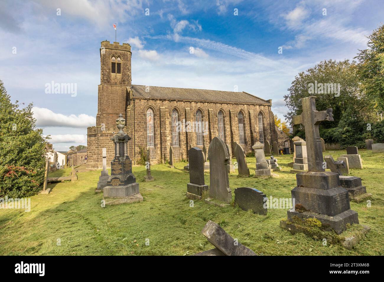 The Church of Saint Mary the Virgin Trawden Stock Photo - Alamy