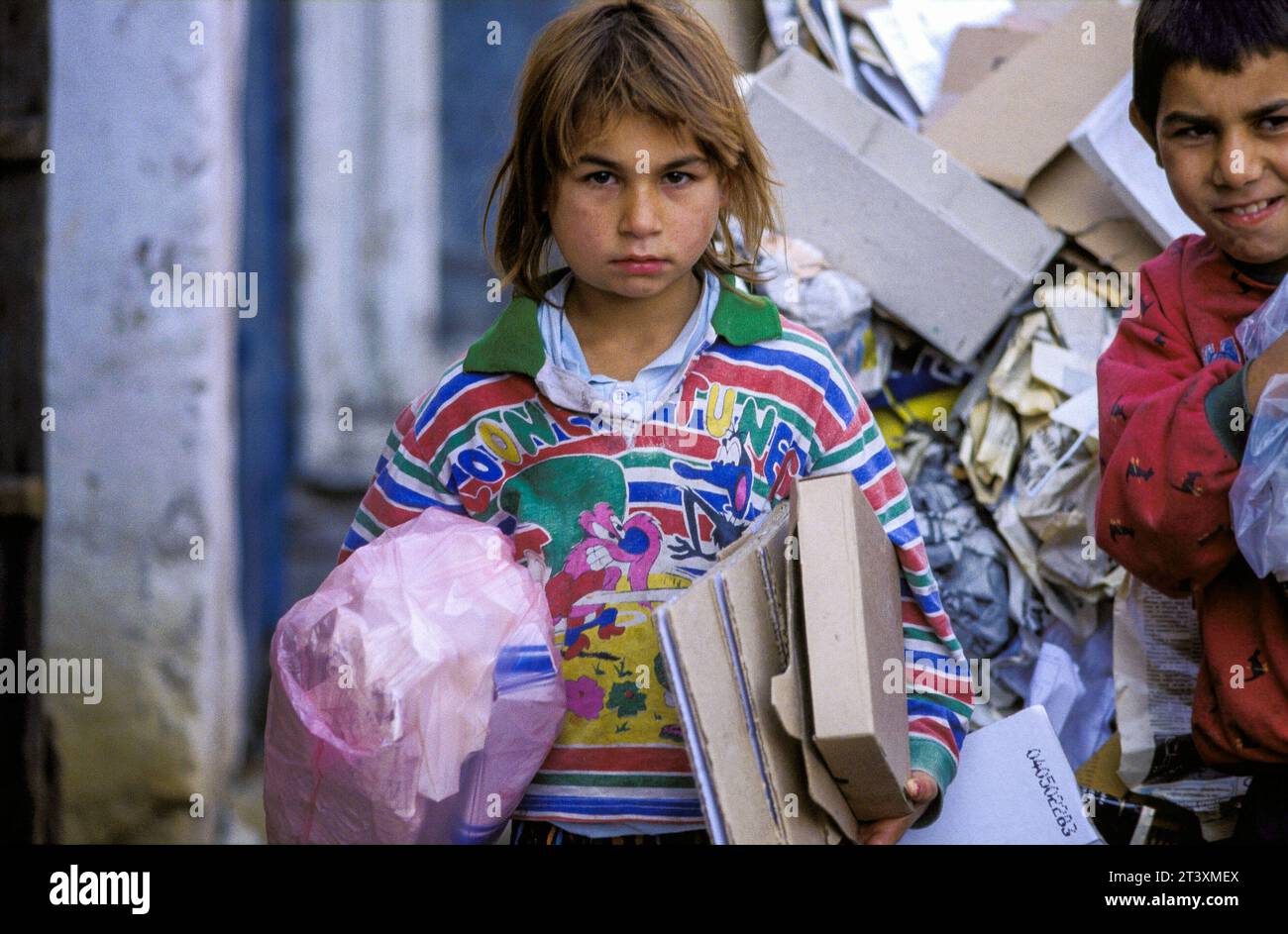 Boy garbage dump hi-res stock photography and images - Alamy