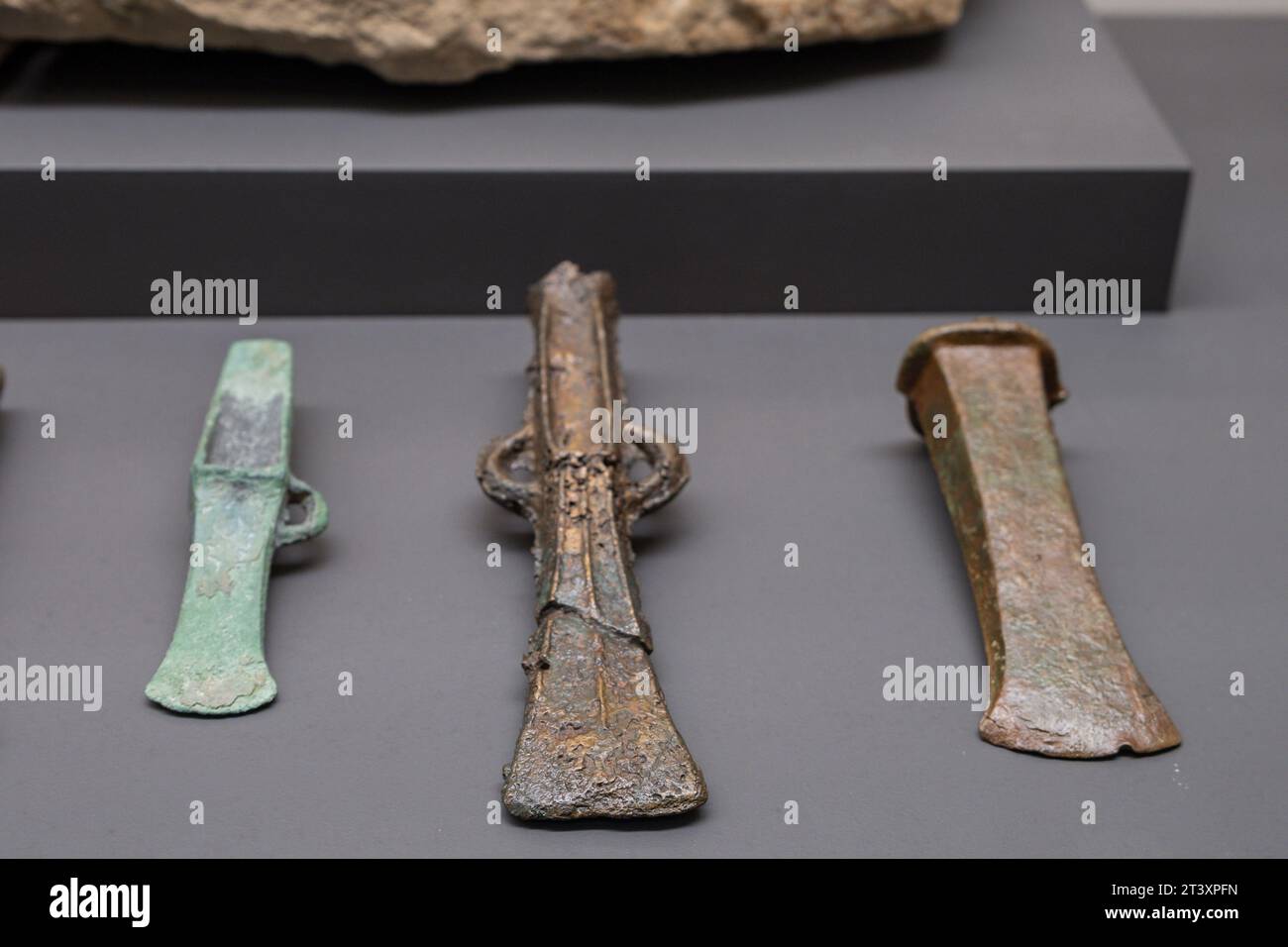 bronze age axes, 1800-900 BC, Navarra,Spain Stock Photo - Alamy