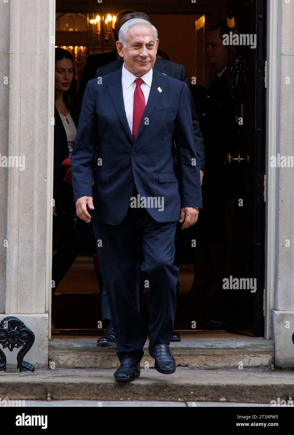 Bejamin Netanyahu, Prime Minister of Israel, at Downing Street for a ...