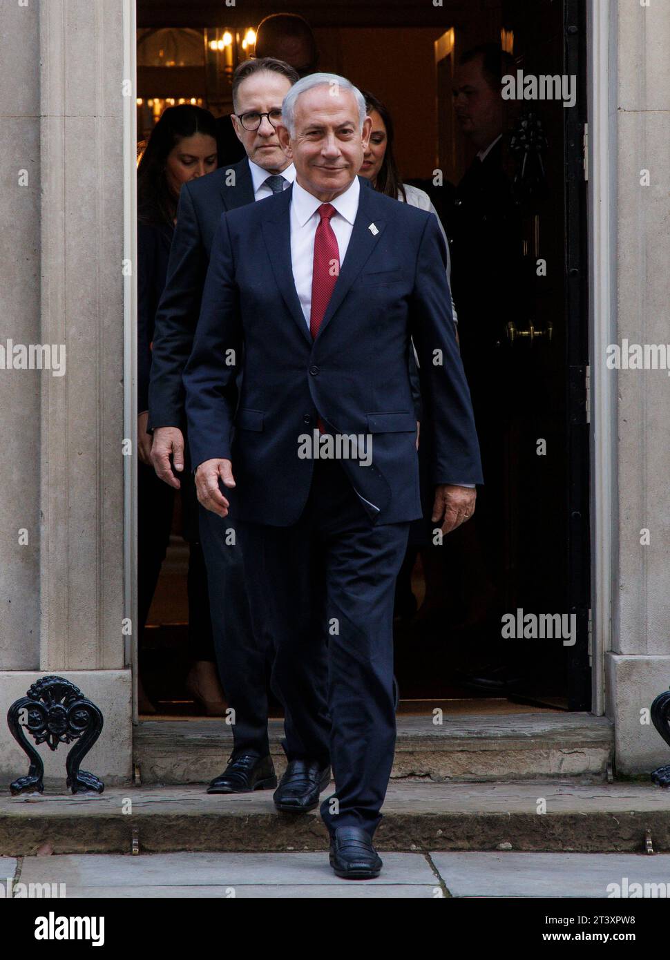Bejamin Netanyahu, Prime Minister of Israel, at Downing Street for a ...