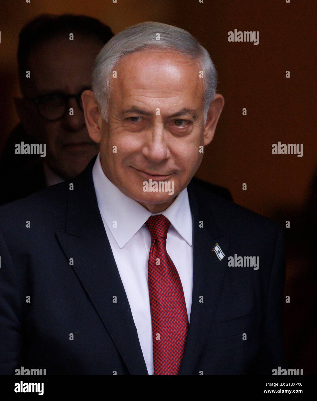 Bejamin Netanyahu, Prime Minister of Israel, at Downing Street for a ...