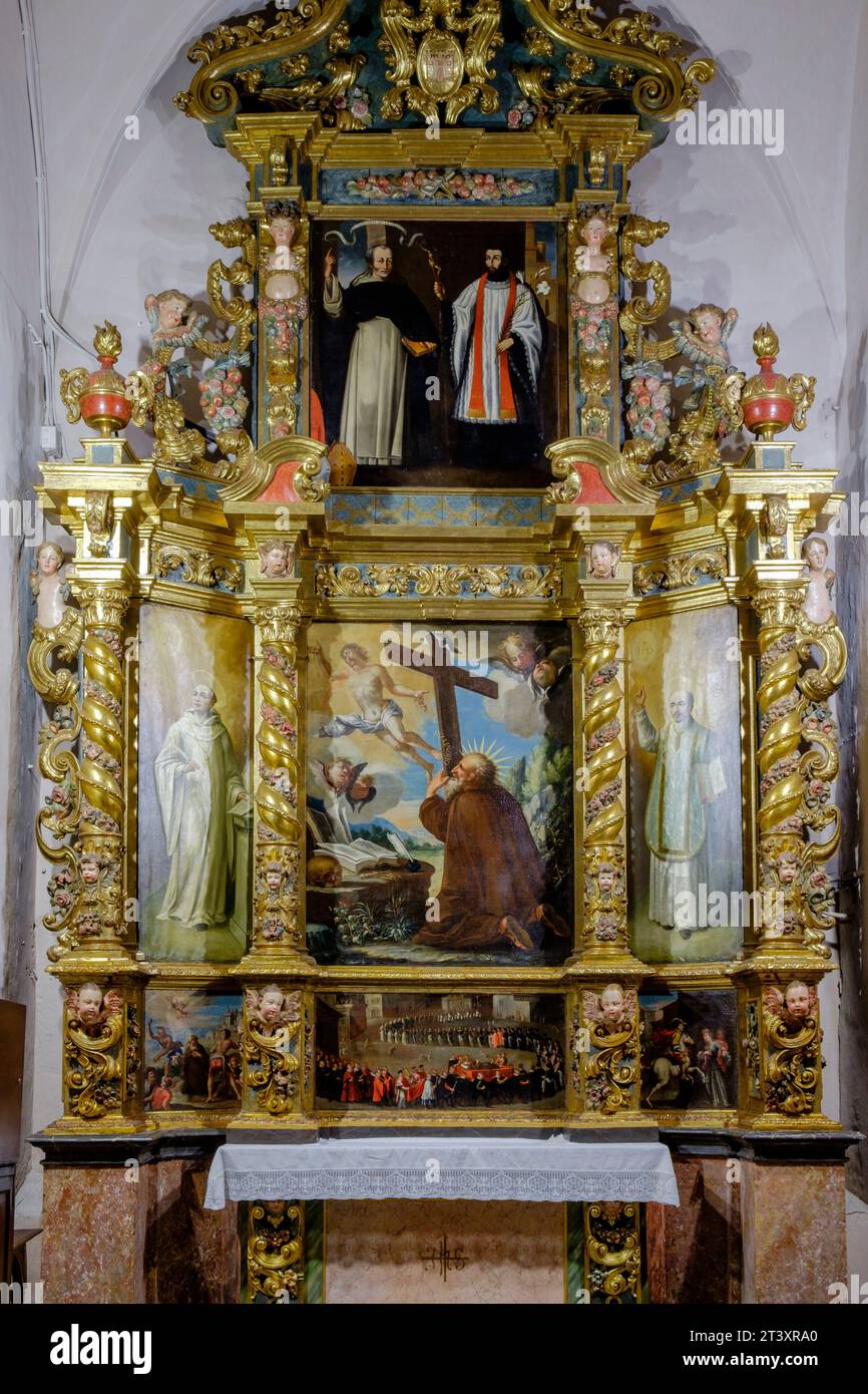 retablo barroco dedicado a Ramon Llull, Iglesia de San Miguel ,Mallorca ...