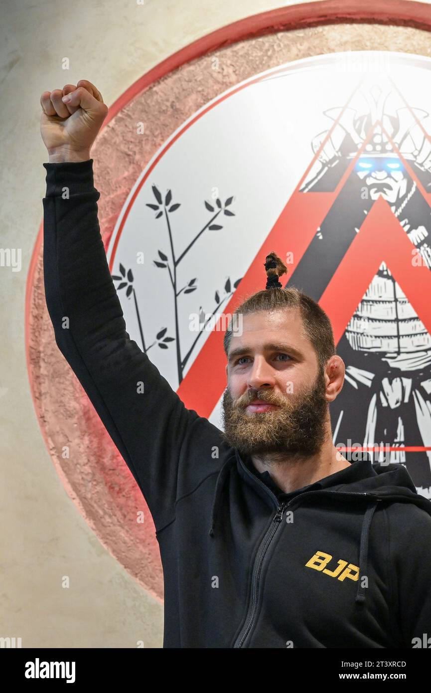 Brno, Czech Republic. 27th Oct, 2023. Czech MMA fighter Jiri Prochazka ...