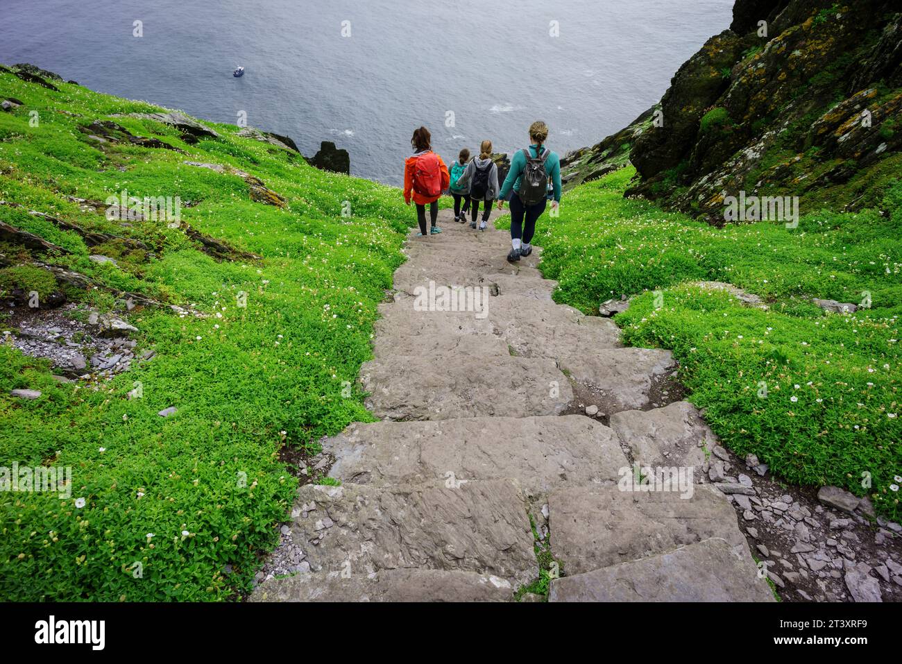 Skellig michael stairs hi-res stock photography and images - Alamy