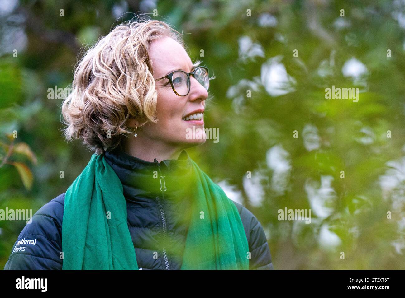 Scottish Green Party leader Lorna Slater during a visit to the Eats ...