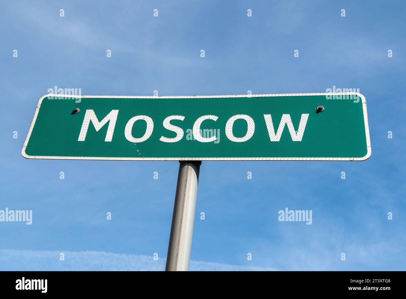 Moscow signpost sign russia hi-res stock photography and images - Alamy